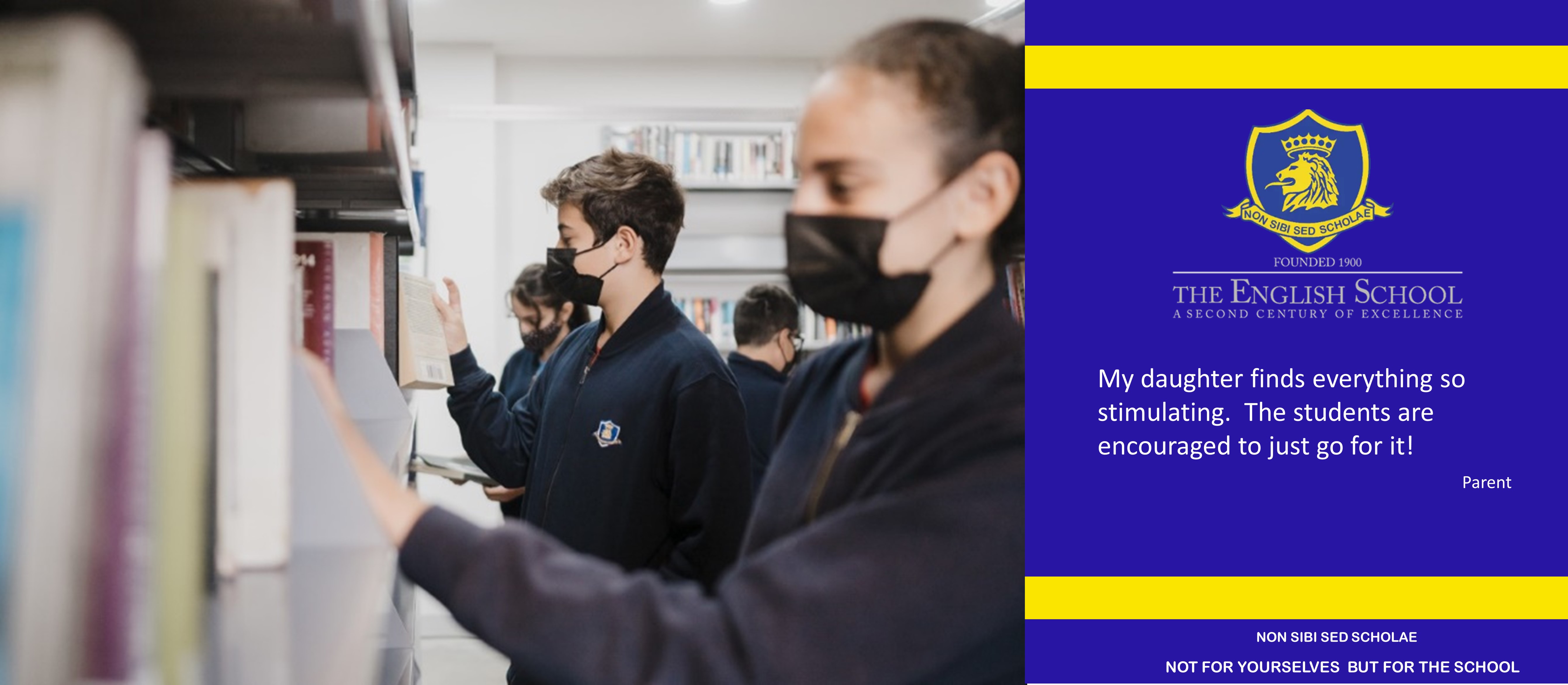 The English School Homepage - A Second Century of Excellence