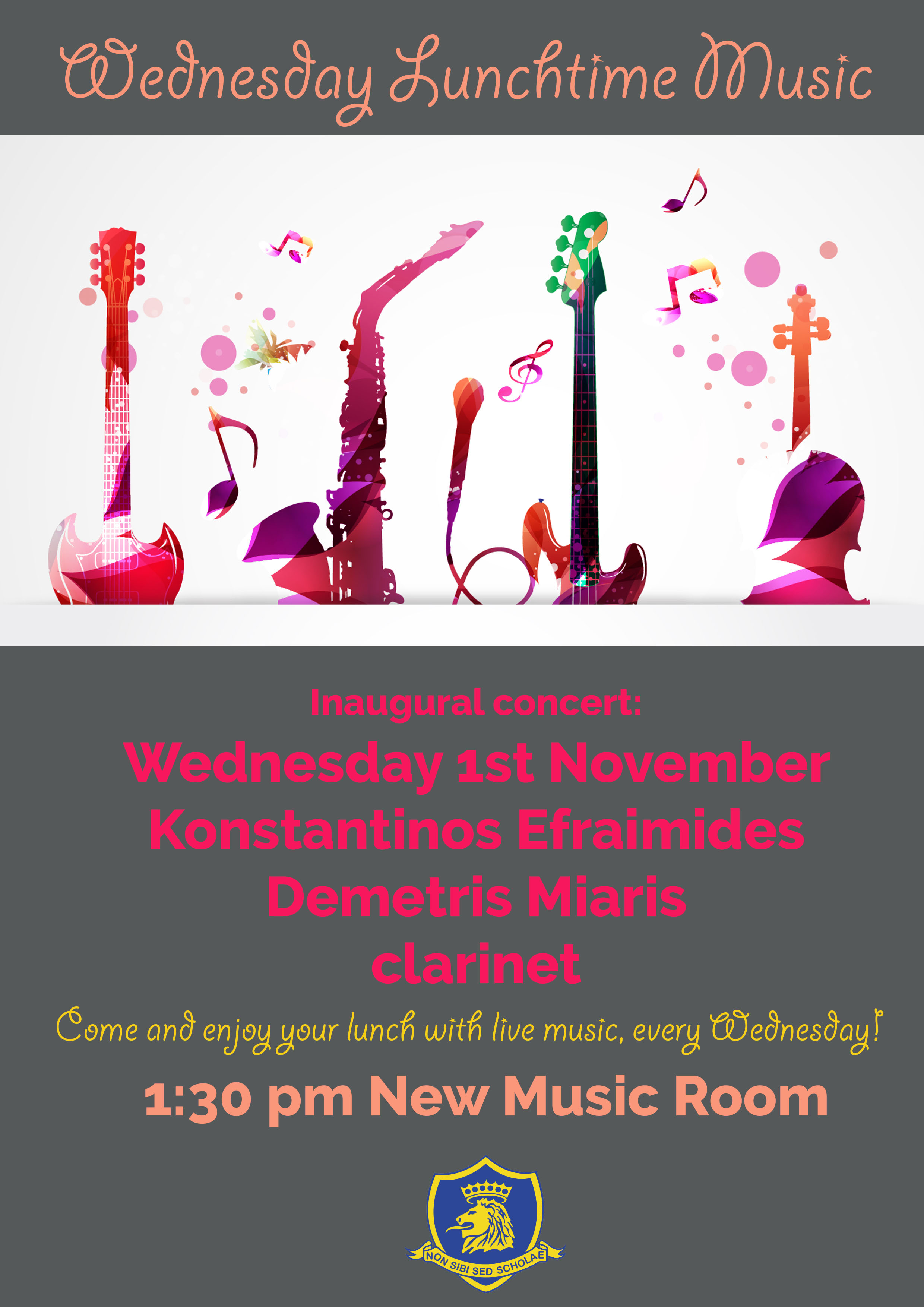 The English School: Wednesday lunchtime is live music day at the new ...