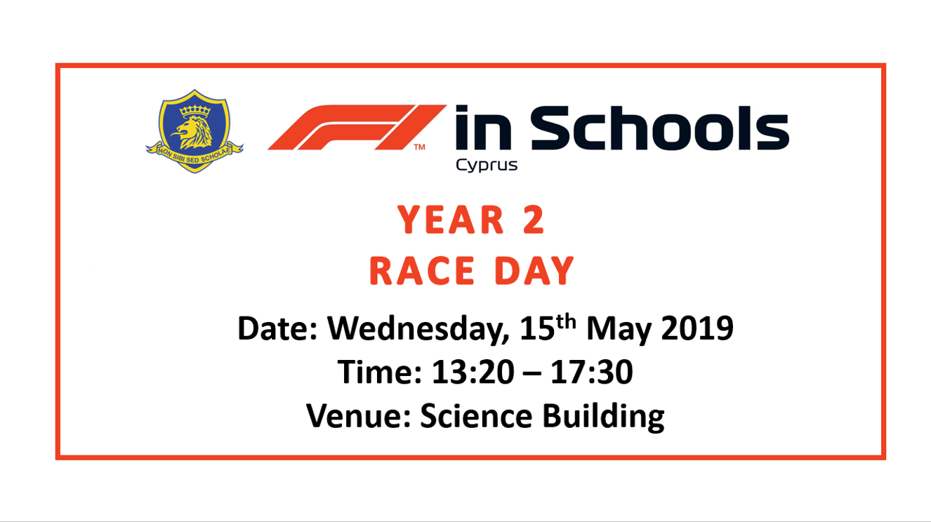 The English School: F1 in Schools - Year 2 Race Day