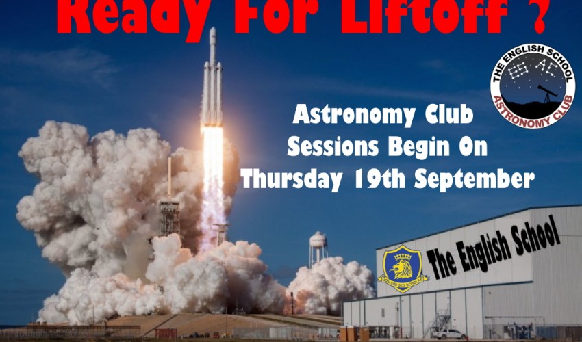 The English School: Astronomy Club