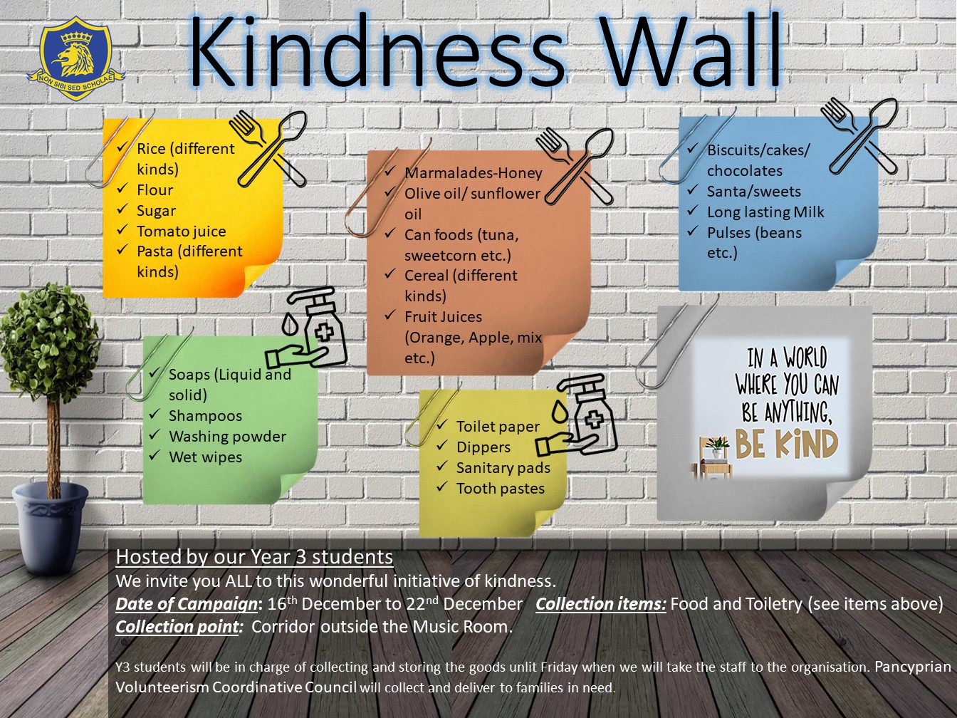 The English School: Kindness Wall