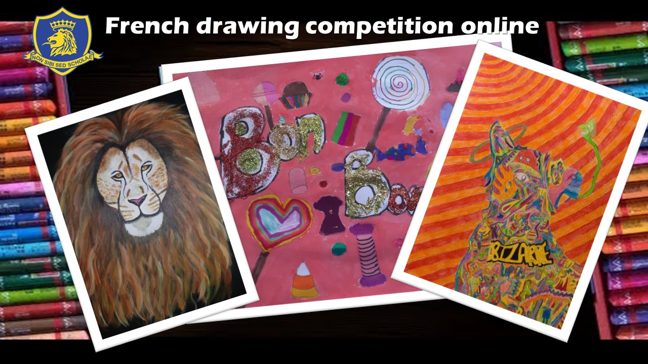 The English School: French drawing competition online