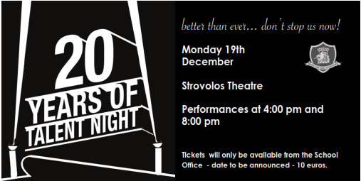 The English School: 20 Years of Talent Night